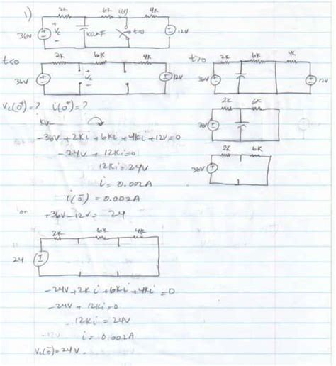 How Do I Calculate Vc And I For An RC Circuit With A Closed Switch