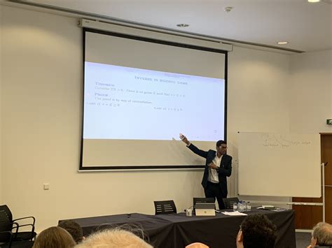 Prem Kant Presented A Paper At Combinatorial Game Theory Colloquium Ieor Iit Bombay