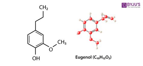 Eugenol C10h12o2 Structure Molecular Mass Properties And Uses