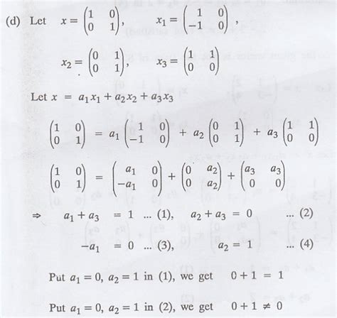Linear Combinations And Systems Of Linear Equations