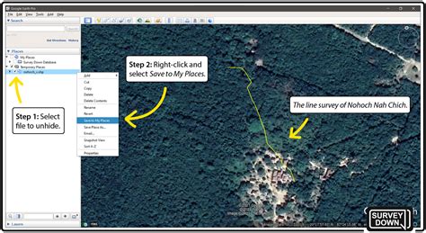 Export To Google Earth Survey Down
