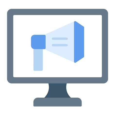 광고 플래트 일러스트레이션 프리미엄 벡터