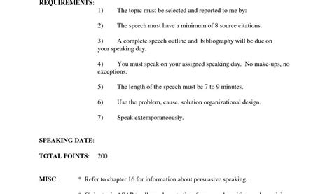Problem Solution Outline Template Best Photos Of Persuasive Speech Outline With References