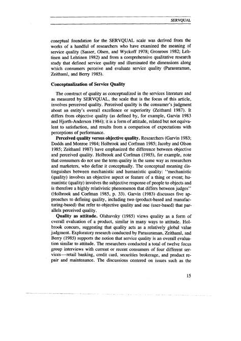 SERVQUAL: A multiple- Item Scale for measuring consumer perceptions of service quality (PDF ...