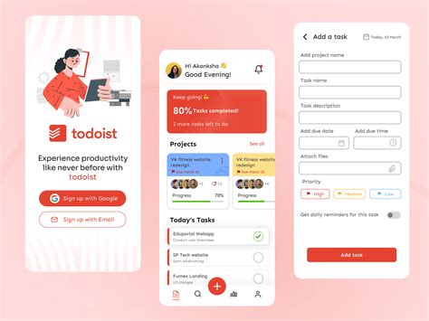 Task Management Ui Todoist Redesigned By Akanksha On Dribbble Task Management Ui Todoist Redesigned By Akanksha On Dribbble