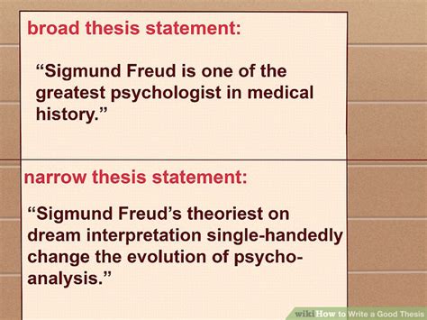 How To Write A Good Thesis 12 Steps With Pictures Wikihow