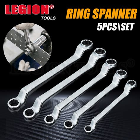 Double Offset Ring Spanner Wrench Set Legion Warehouse