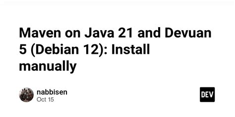 social sage on linkedin maven on java 21 and devuan 5 debian 12