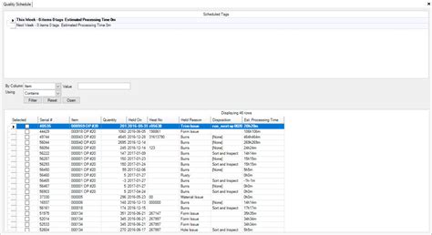 Quality Schedule — Shopedge Erp Documentation 10 Documentation