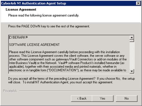 Configure Windows Authentication For The Privateark Client