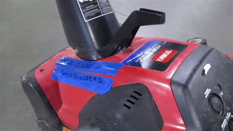 Auction #2639526 - TORO 2 CYCLE SNOW BLOWER #2 - YouTube