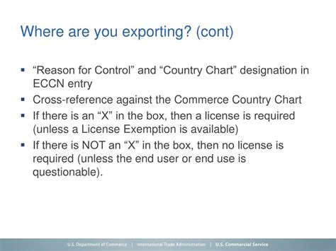 PPT U S Department Of Commerce Export Assistance Services PowerPoint Presentation ID