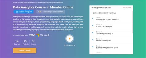 Top Courses For Data Analyst With Placement