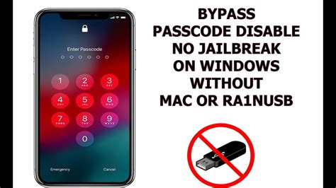 Boot Pwnd Windows Bypass Passcode Disable Idevices I0s 15x Without Mac