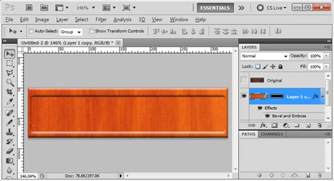 adobe photoshop how can i make this bevel and emboss effect look