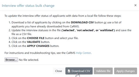 What Does The Interview Offer Status Tool Look Like For Programs Canadian Resident Matching