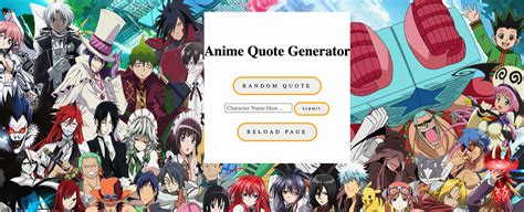 My First Javascript Project — Anime Quote Generator By Ramla