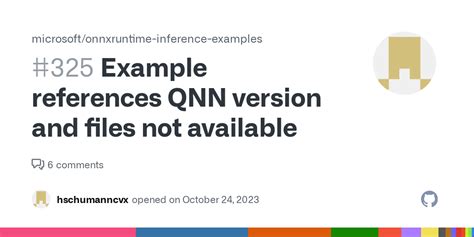 Example References Qnn Version And Files Not Available · Issue 325 · Microsoftonnxruntime