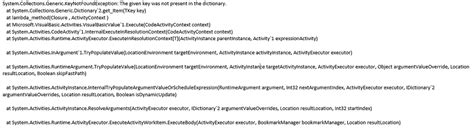 ERROR The Given Key Was Not Present In The Dictionary Studio UiPath Community Forum