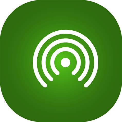 White Hotspot Icon On Green Square Background 24464657 Vector Art At Vecteezy