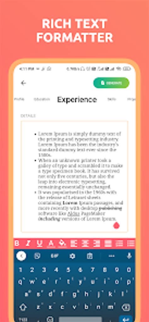 Resumex Cv Resume Maker App For Android Download