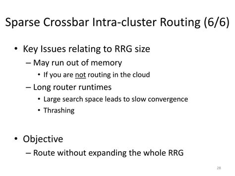 Ppt Routing Algorithms For Fpgas With Sparse Intra Cluster Routing