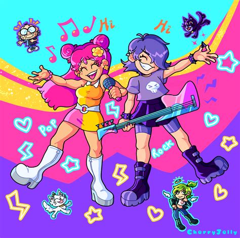 🎸🎤 Hi Hi Puffy Amiyumi 🎤🎸 By Jelly P On Newgrounds