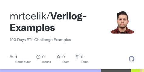 Github Mrtcelikverilog Examples 100 Days Rtl Challange Examples