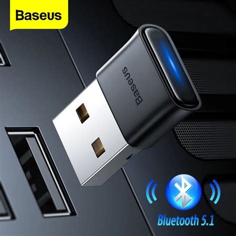 Baseus USB Bluetooth Adapter For PC Bluetooth Dongle Receiver Support Windows For