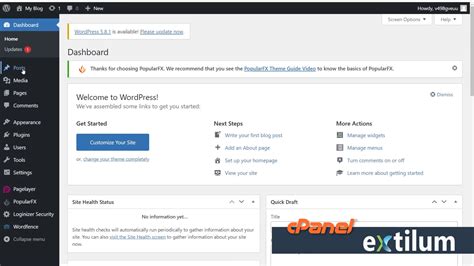install wordpress using softaculous cpanel extilum knowledgebase