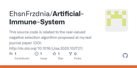 Github Ehsnfrzdniaartificial Immune System This Source Code Is Related To The Real Valued