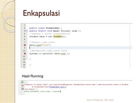 Ppt Enkapsulasi Accessor Method Mutator Method Powerpoint Presentation Id 5541209