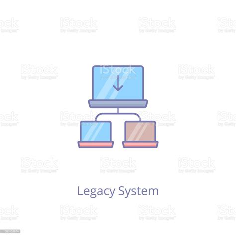 Legacy System Icon In Vector Logotype Stock Illustration Download