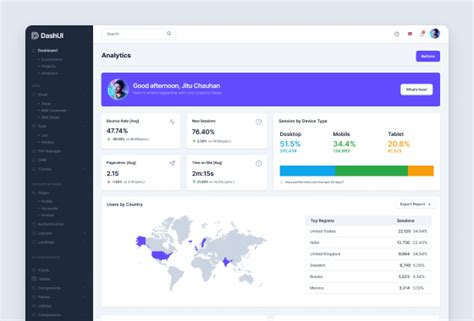 Nextjs Admin Dashboard Template Dash Ui