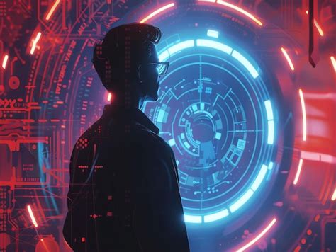 Premium Photo Scientist Advanced Technology Unraveling Cosmic