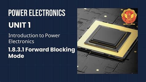1831 Forward Blocking Mode Ee502 Youtube
