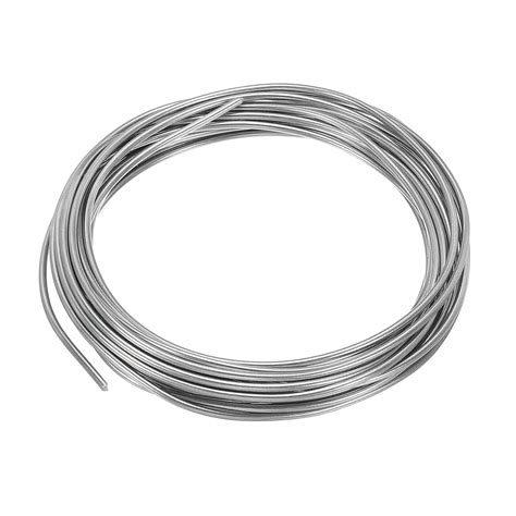 Uxcell 9999 High Purity Zinc Wire 14 Gauge Pure Zinc Wire 2mm Soft