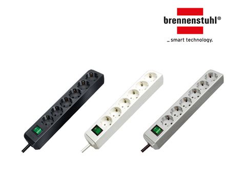 Extension Socket Brennenstuhl 6 Way With Switch