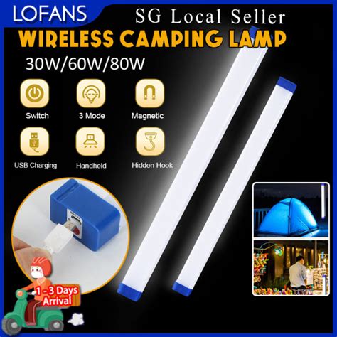 Fast Delivery Portable Cob Led Tubes Usb Rechargeable Emergency Light W Camping Lamp