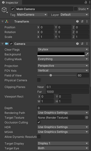 Unity Basic 1 Interface