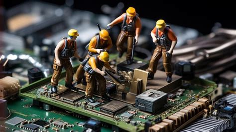 Premium Ai Image Computer Motherboard And Microcircuit