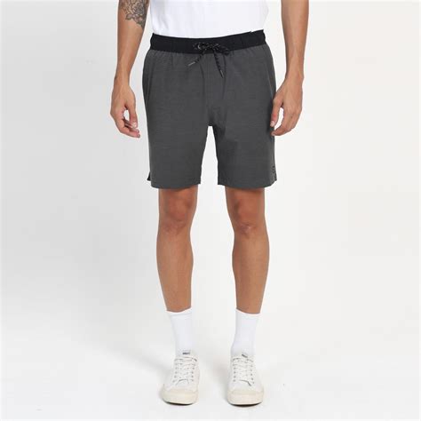 Promo Billabong Crossfire Elastic Abyws00190alt Asphalt Diskon 40 Di