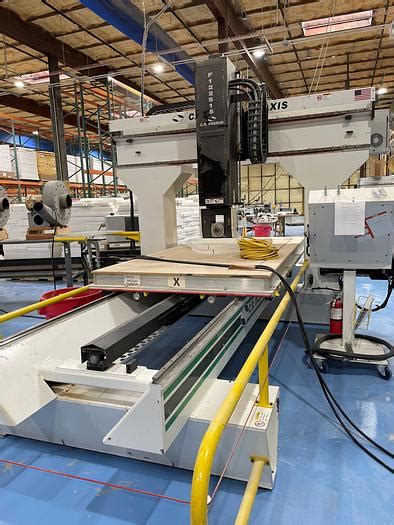 Used 2017 C R Onsrud F122s15 5 Axis Cnc Router With 5 X 10 Moving