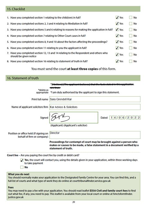 How To Complete A C100 Application Form
