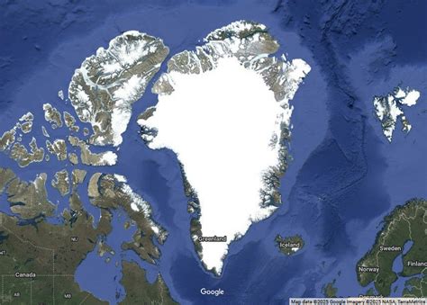 A Visual Map Guide Comparing The Size Of Greenland To The United States