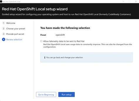 Install Red Hat Openshift Local Codeready Container On Windows Laptop