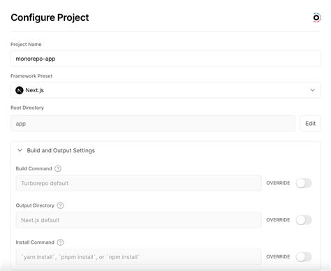 deploying turborepo to vercel