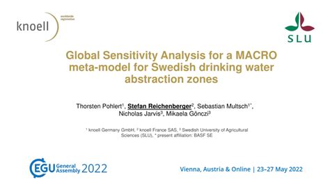 pdf global sensitivity analysis for a macro meta model for swedish
