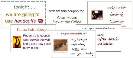 Printable Sex Coupons And Sex Notes By Romanticprintables Com