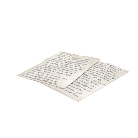 Old Letter PNG Images PSDs For Download PixelSquid S